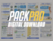 Poster: Complete Set of 8 – DIGITAL DOWNLOAD ONLY – PackPro Training